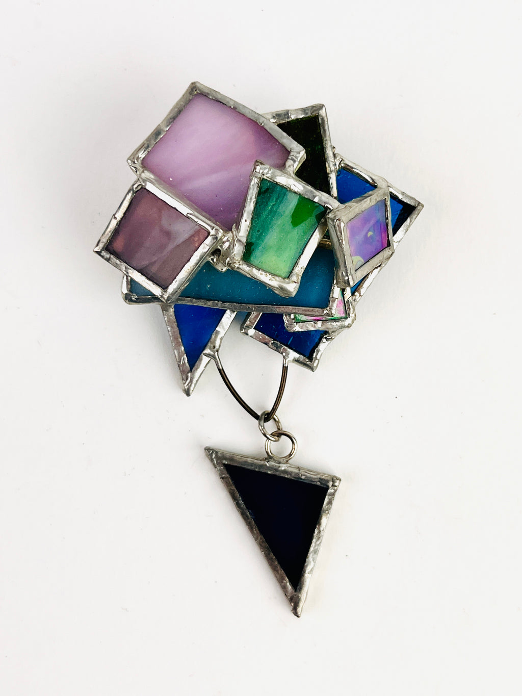 Vintage Stained Glass Brooch – Dovetail