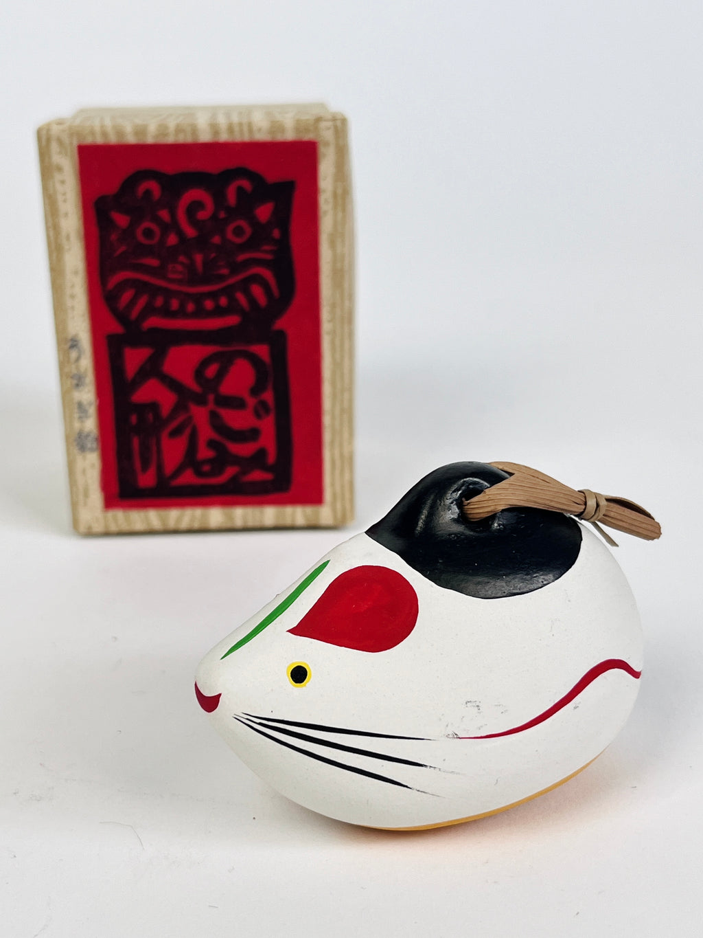 Vintage Japanese Zodiac Clay Bell - Mouse – Dovetail