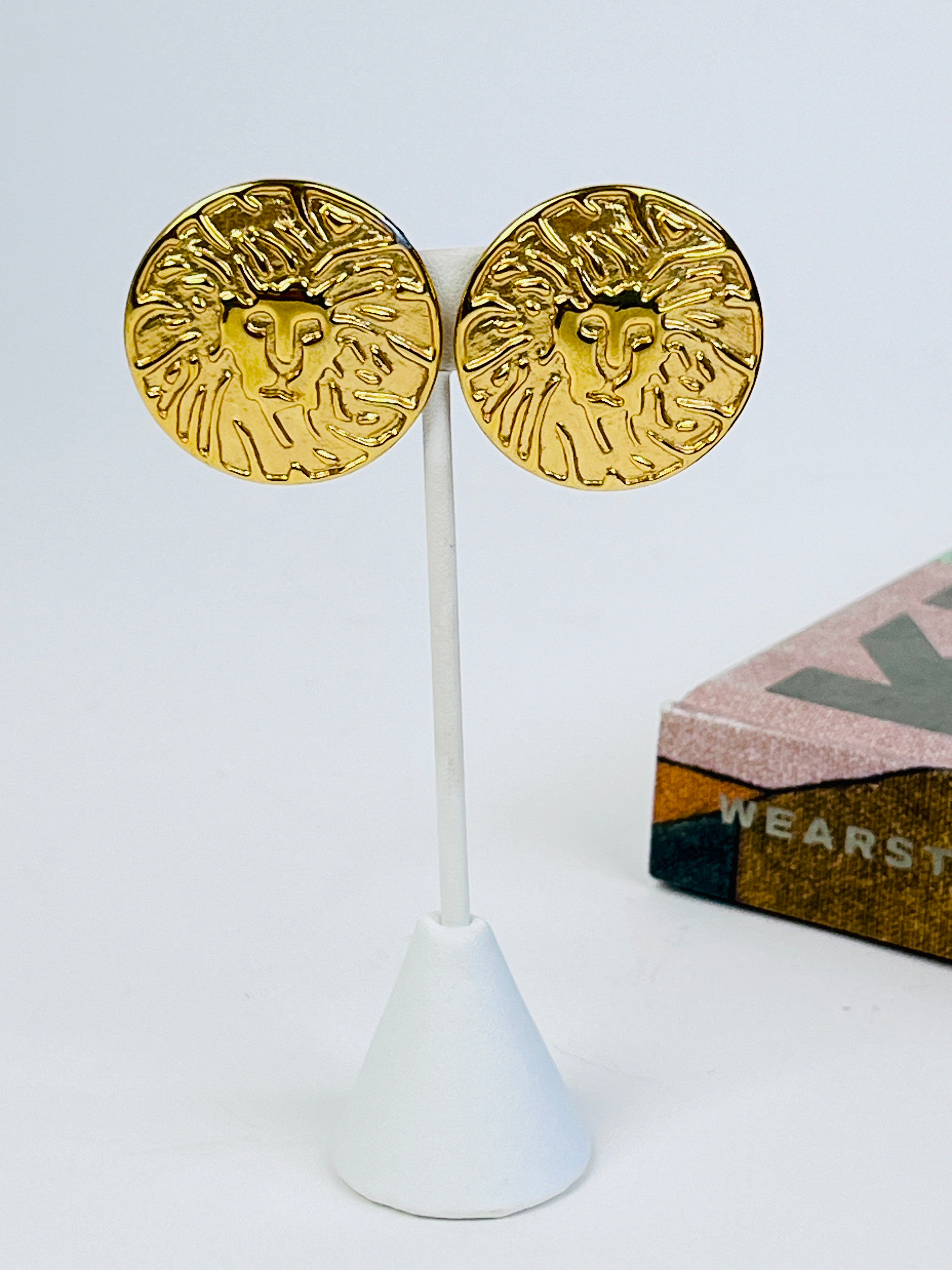 Anne klein lion earrings store
