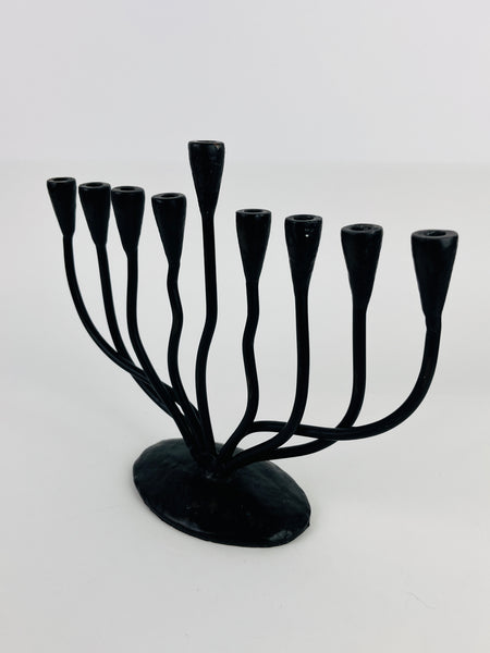 Modernist Wrought Iron Menorah – Dovetail
