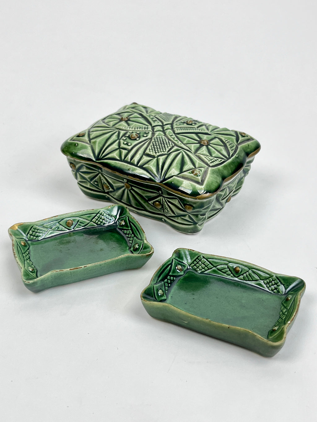 Vintage Mid-Century Trinket Box Set – Dovetail