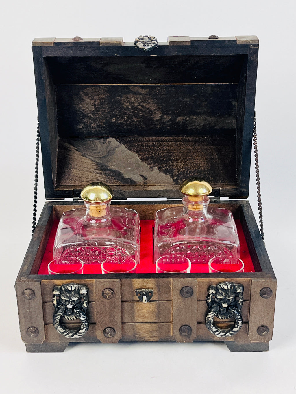 Vintage 1970s Treasure Chest Bar Set – Dovetail