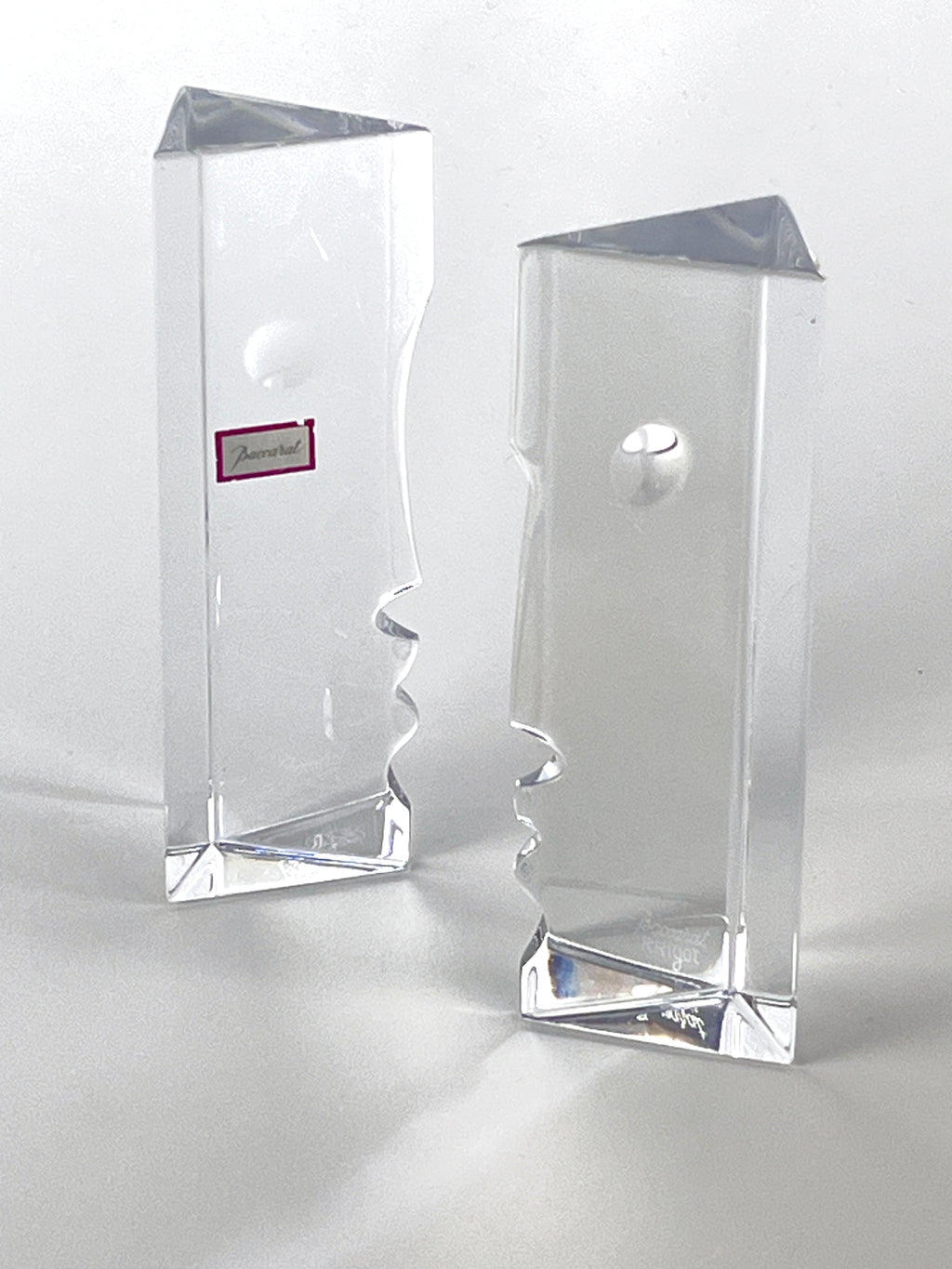 Baccarat Crystal Face Sculptures by Robert Rigot – Dovetail