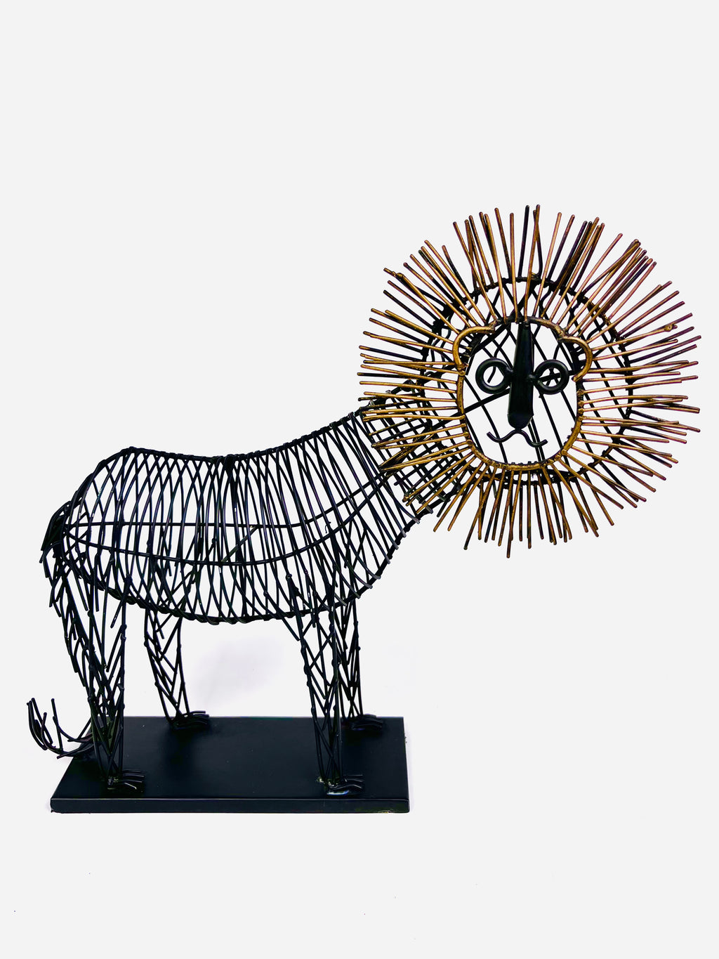 Vintage Wire Lion Sculpture – Dovetail