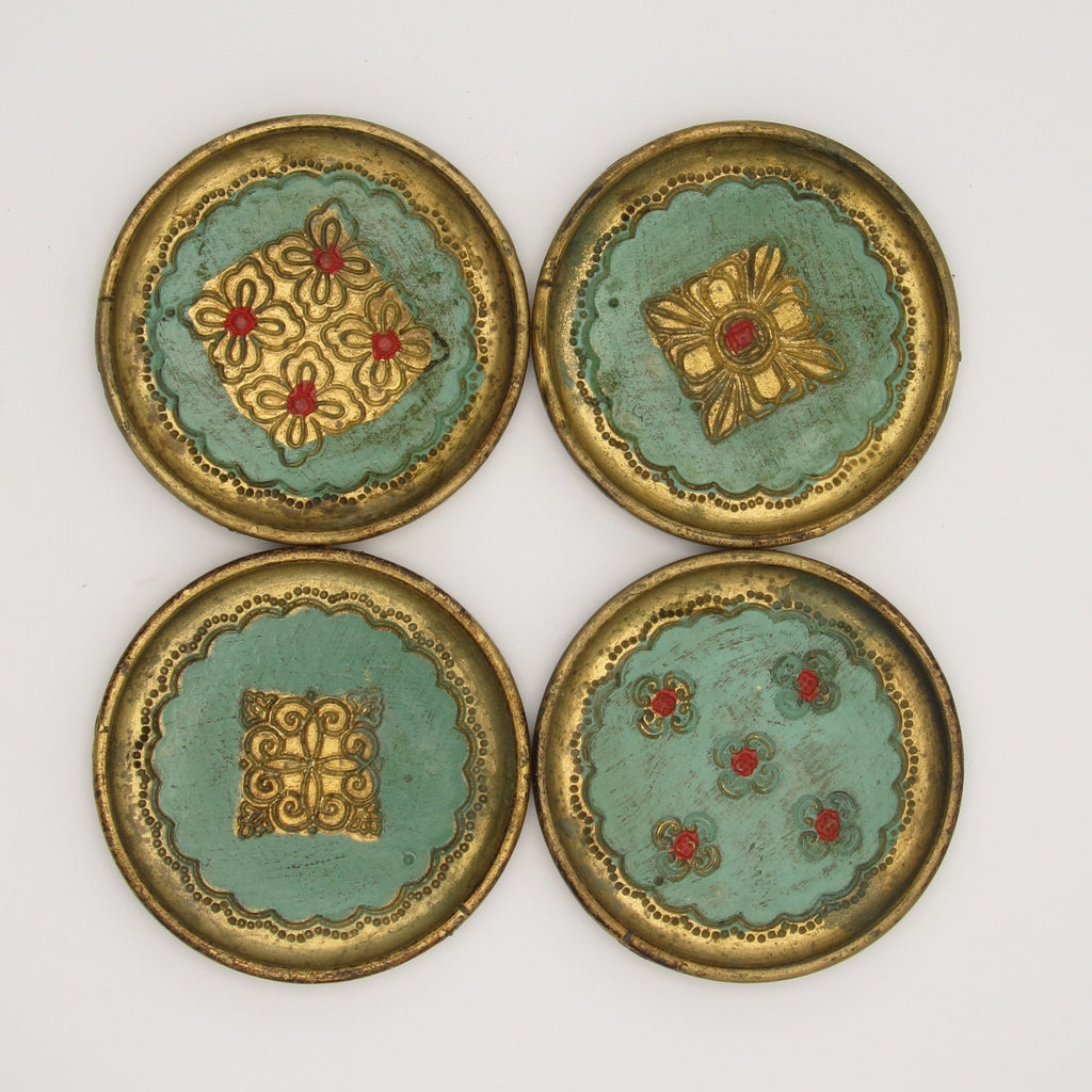 Vintage Florentine Coaster Set – Dovetail